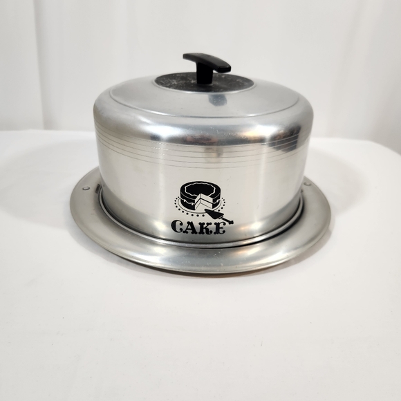 West Bend | Dining | Vintage Aluminum West Bend Cake Saver Plate ...